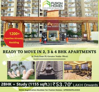 Fusion Homes in Techzone IV Greater Noida West, Noida - Price, Reviews ...