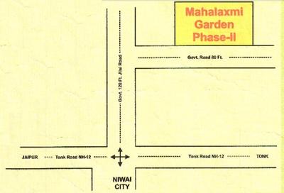 Mahalaxmi Garden Phase II in Niwai, Tonk - Price, Reviews & Floor Plan