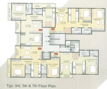 Heramb Atrinandan Heights in Thane District - Price, Reviews & Floor Plan