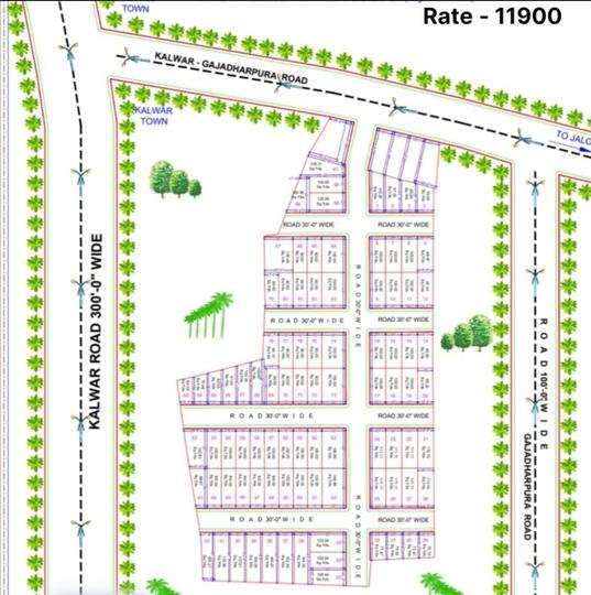 Residential 810 Sqft Plot for sale at Kalwad Road, | Property ID - 18883759
