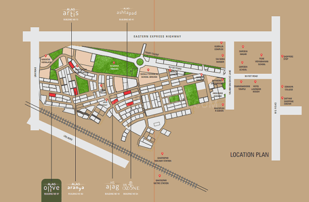 504 Sqft 1 BHK Flat for sale in Alag Olive | Ghatkopar East, Mumbai ...