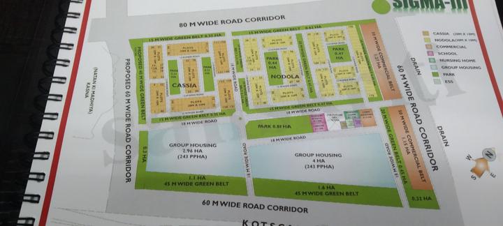 Residential 2150 Sqft Plot for sale at Sigma III Greater Noida, Greater ...