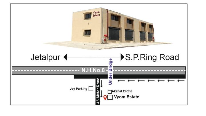 8000 sq.ft Warehouse for rent in Aslali, Ahmedabad | ID - 100306997