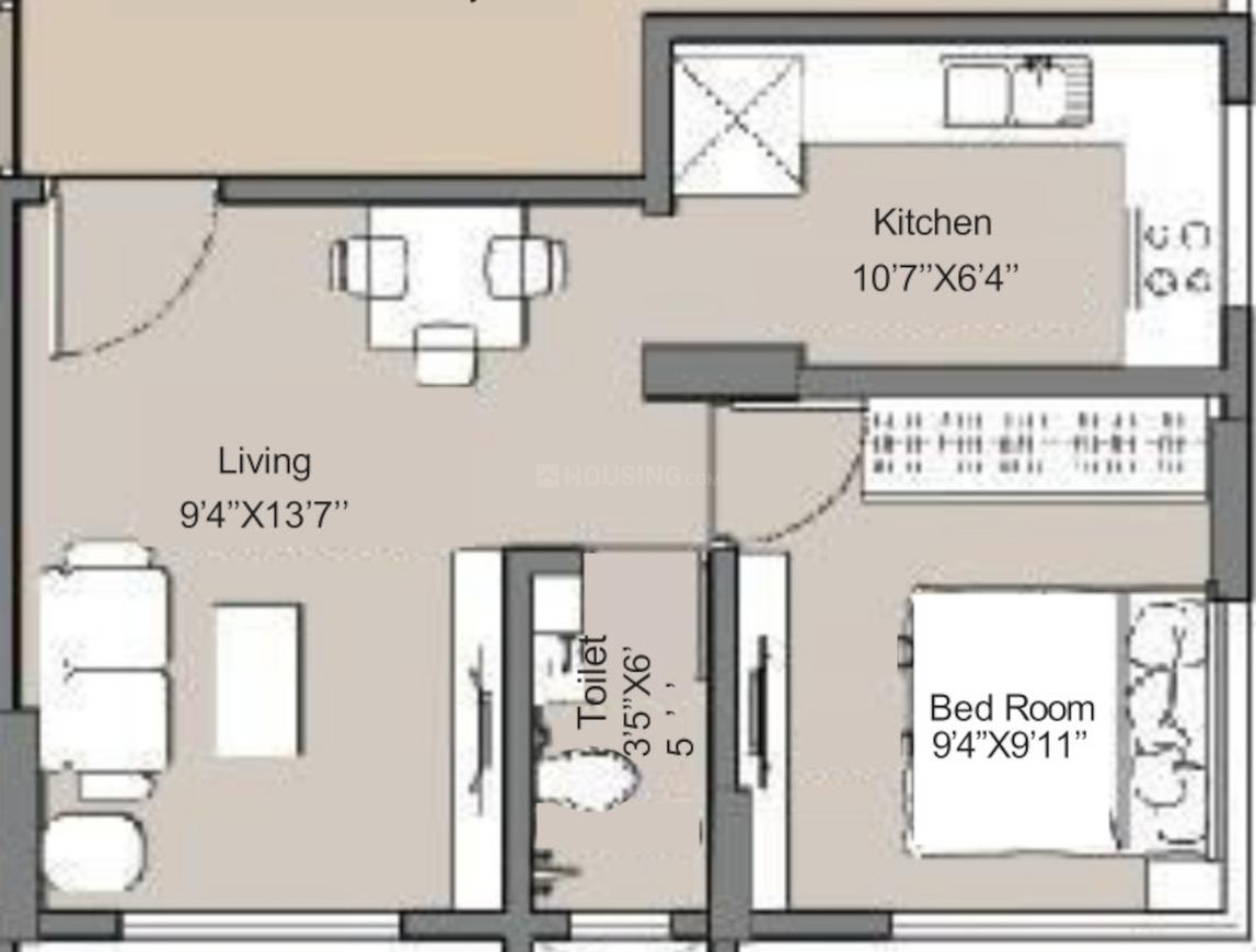 Bombay Goregaon Adwait CHSL Vijay Sadan Floor Plan Goregaon East, Mumbai