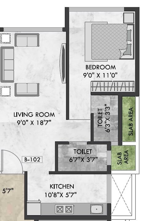 Shivesh Aurum Floor Plan Kharghar, Navi Mumbai