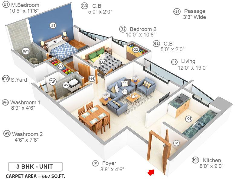 Rosa Manhattan in Hiranandani Estate, Thane - Price, Reviews & Floor Plan