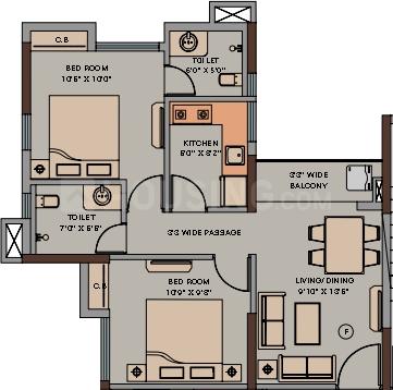 Dhoot Nucleus in New Town, Kolkata - Price, Reviews & Floor Plan