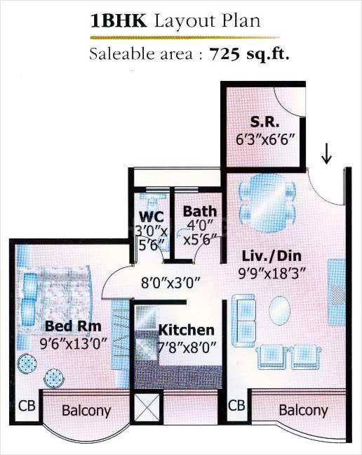 V R Keshav Kunj 3 Floor Plan Sanpada, Navi Mumbai