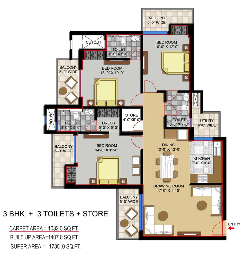 Civitech Stadia in Sector 79, Noida - Price, Reviews & Floor Plan