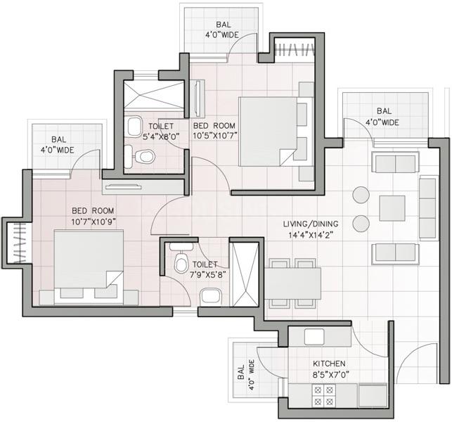 Bestech Park View Delight Floor Plan , Dharuhera