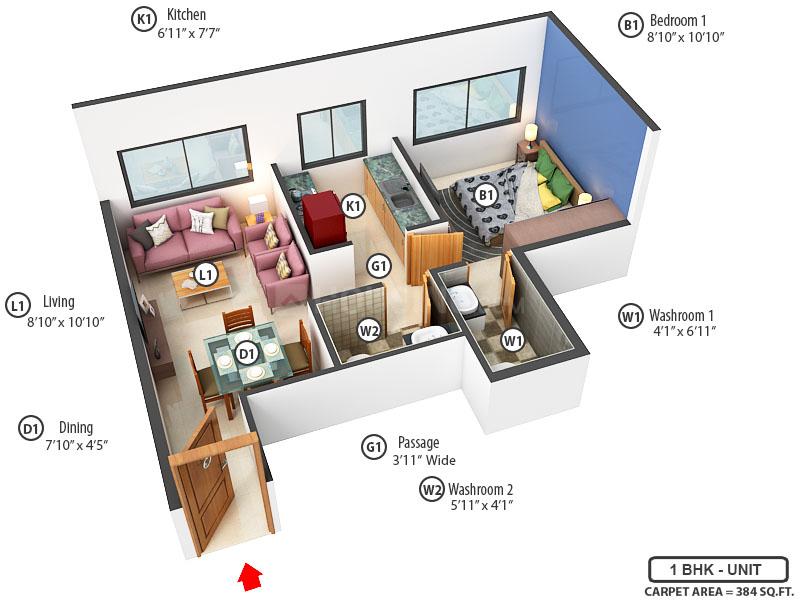 Metro Devbhoomi in Jogeshwari East, Mumbai - Price, Reviews & Floor Plan
