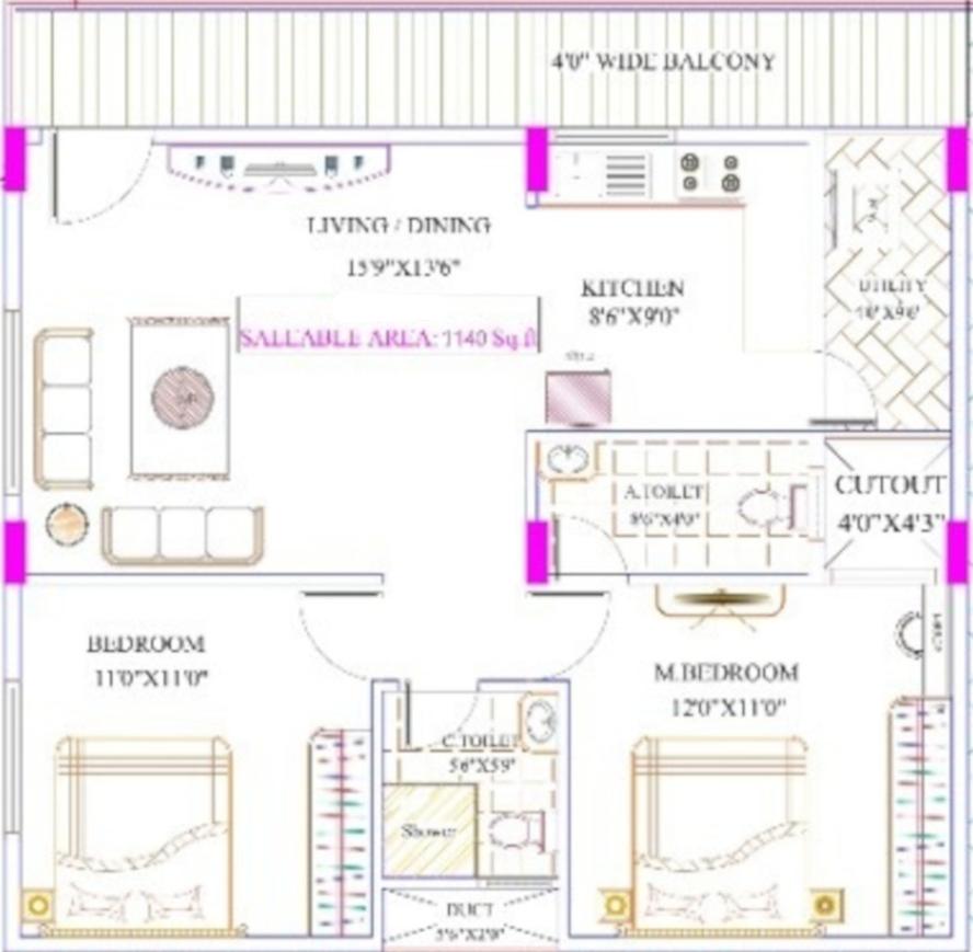 V6 Durgadevi Enclave in Nagarbhavi, Bangalore - Price, Reviews & Floor Plan
