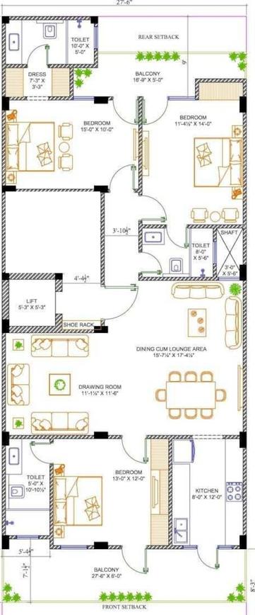 Swastik Builder Floor 210 Sq Yd in Green Field Colony, Faridabad ...
