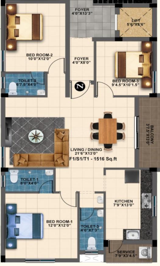 MP Nilay And Nivas in Velachery, Chennai - Price, Reviews & Floor Plan