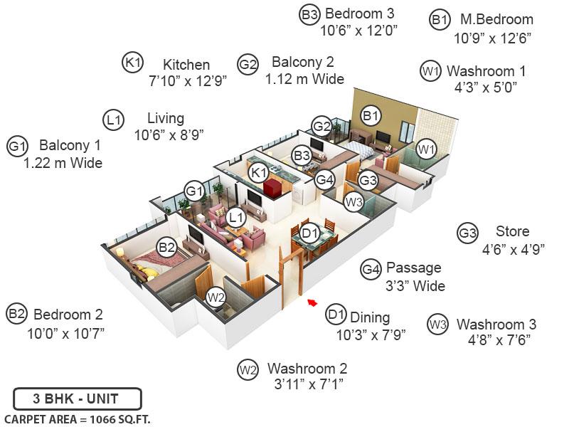 Kalpataru Immensa G in Thane West, Thane - Price, Reviews & Floor Plan