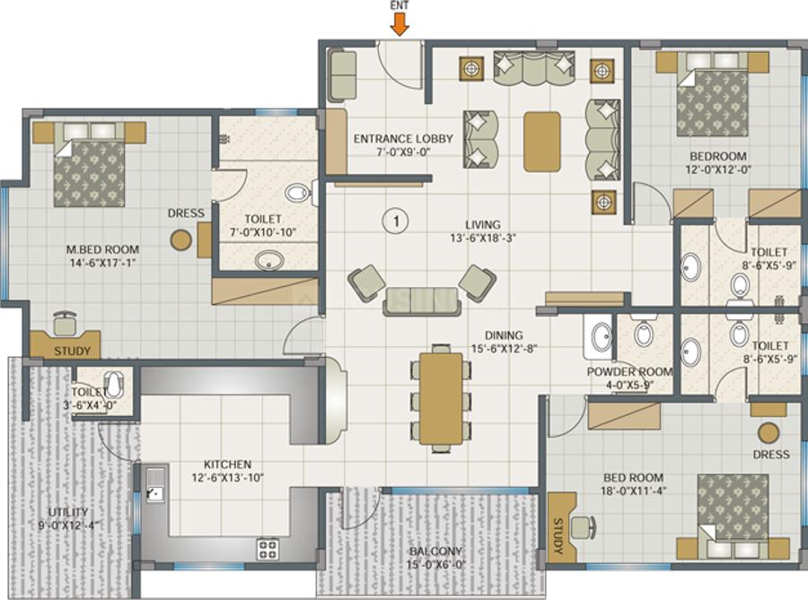 VRR Midtown in Indira Nagar, Bangalore - Price, Reviews & Floor Plan