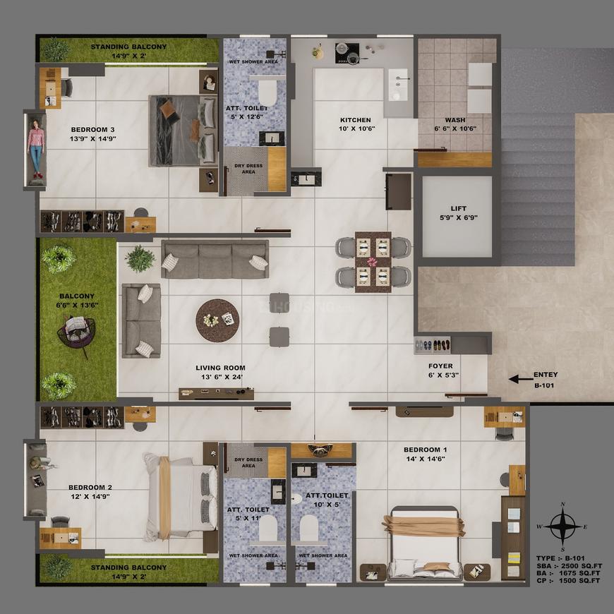 Guruprasad JP Prisma in Kalali, Vadodara - Price, Reviews & Floor Plan