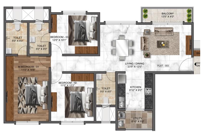 Mana Dale Floor Plan Kodathi, Bangalore