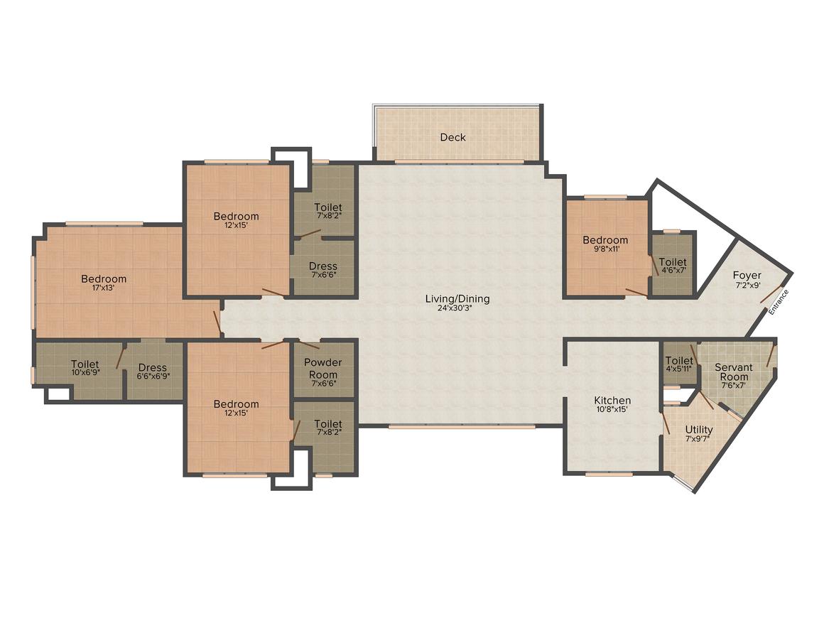 Mantri Pinnacle Floor Plan Hulimavu, Bangalore