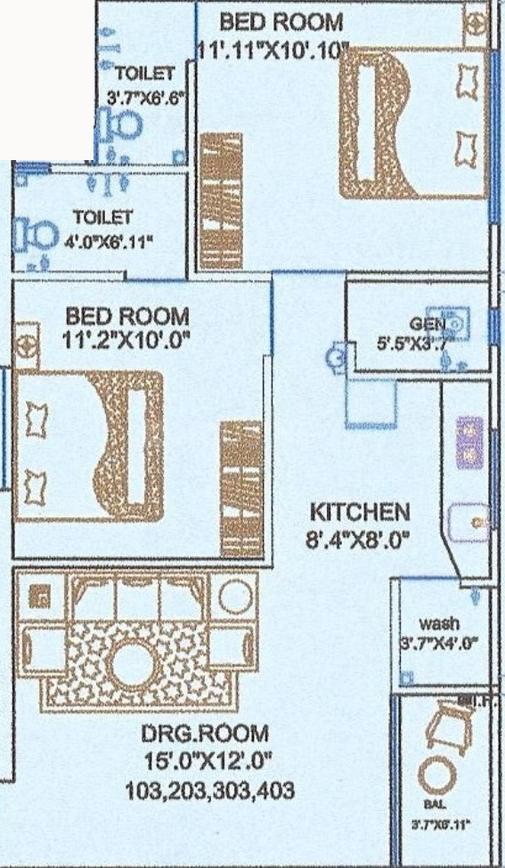 Bagh E Zehra Floor Plan Krishna Nagar, Bhavnagar