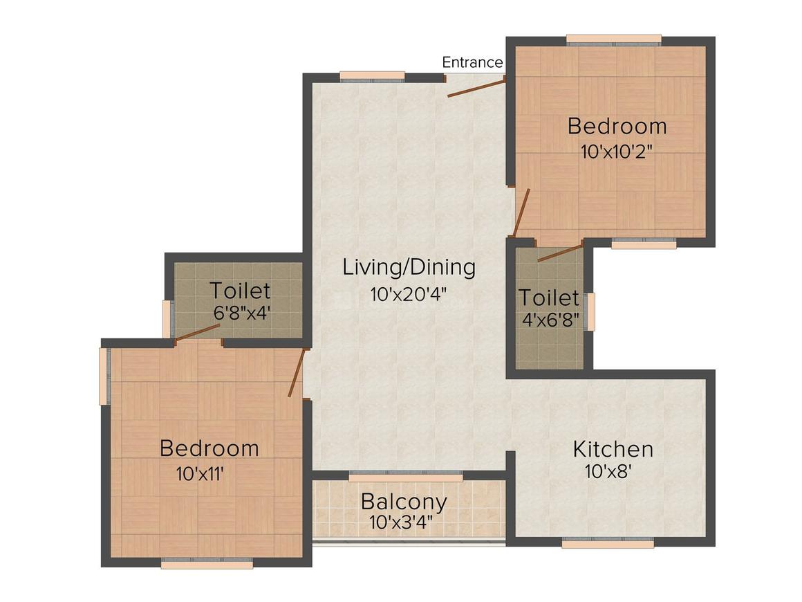 Confident Oberon Floor Plan Kadungalloor, Aluva