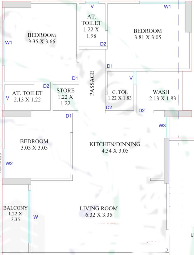 Kastabhanjan Prism Luxuria Floor Plan Kamrej 1, Surat