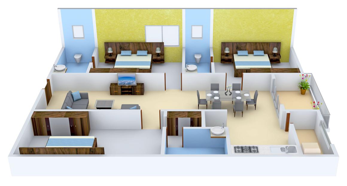 Om Sree Green Front Floor Plan Yapral, Hyderabad