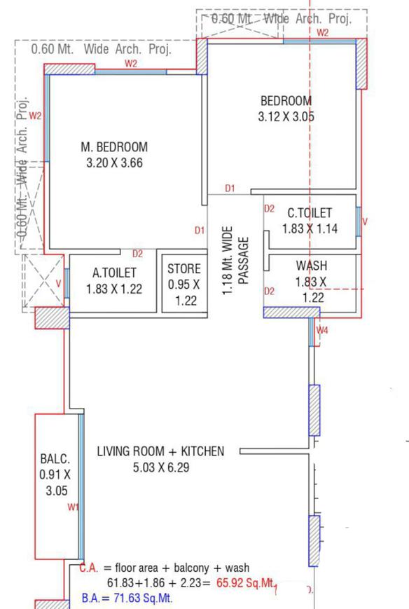 Anmol Shatabdi Heritage Floor Plan Variav, Surat