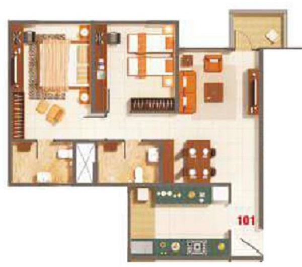 Kumar Palmspring Towers in Undri, Pune - Price, Reviews & Floor Plan