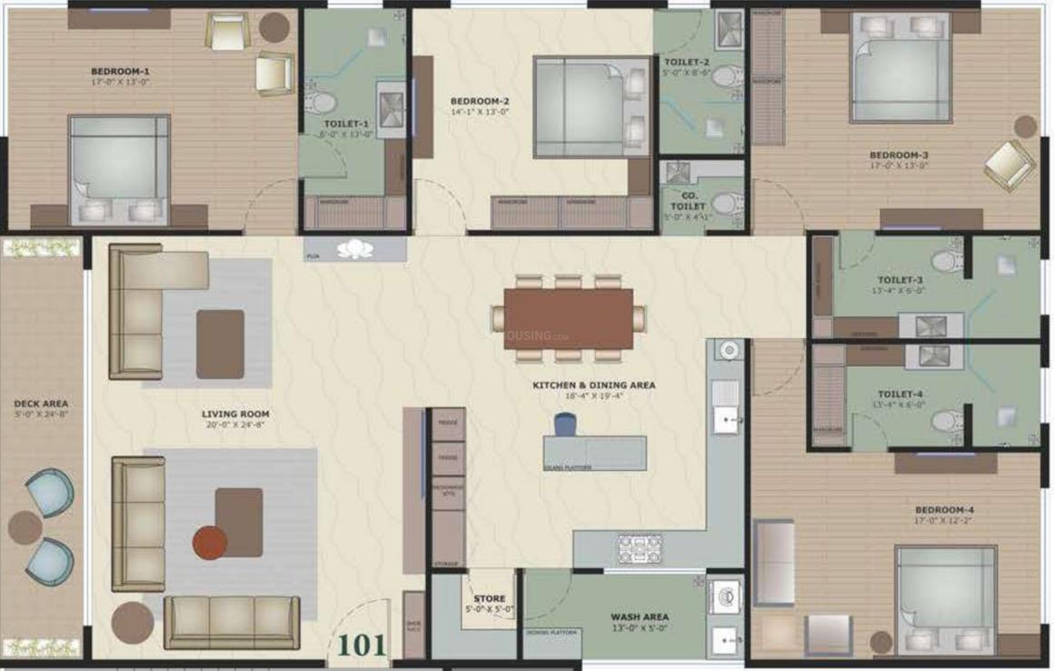 Rajhans Cremona Floor Plan Bhimrad, Surat