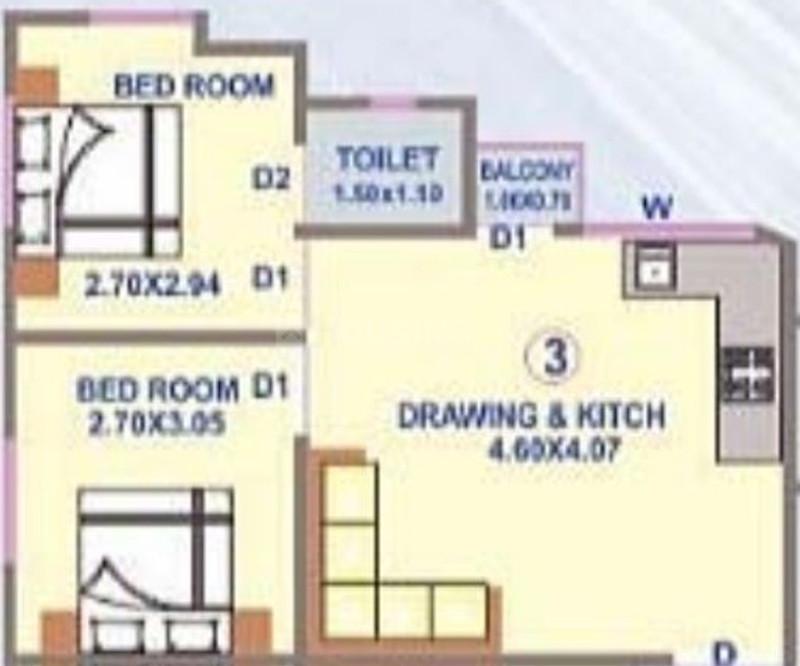 Om Swastik III Floor Plan Gorwa, Vadodara