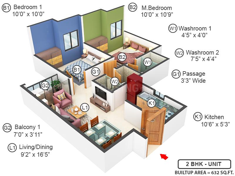 Merlin Rise in Rajarhat, Kolkata - Price, Reviews & Floor Plan