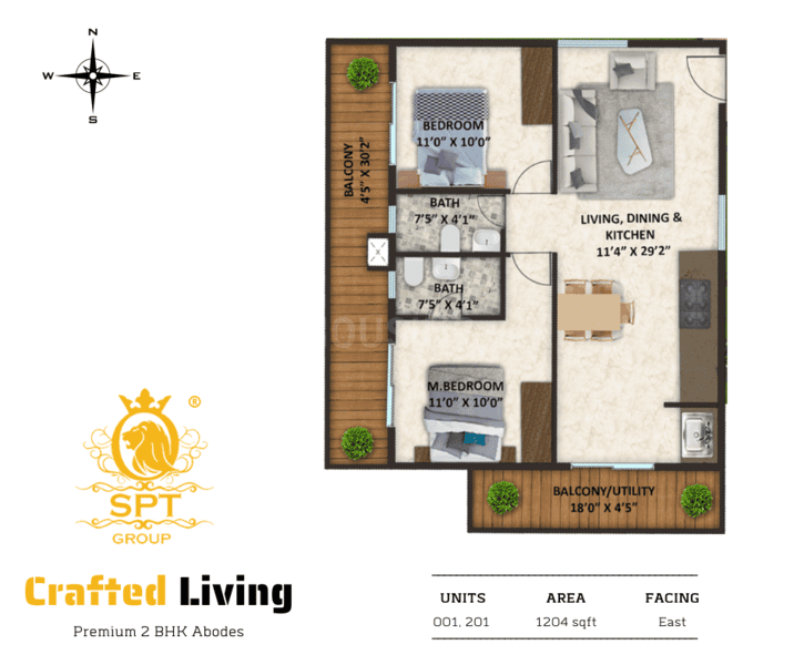 SPT Crafted Living Floor Plan Hoskote, Bangalore