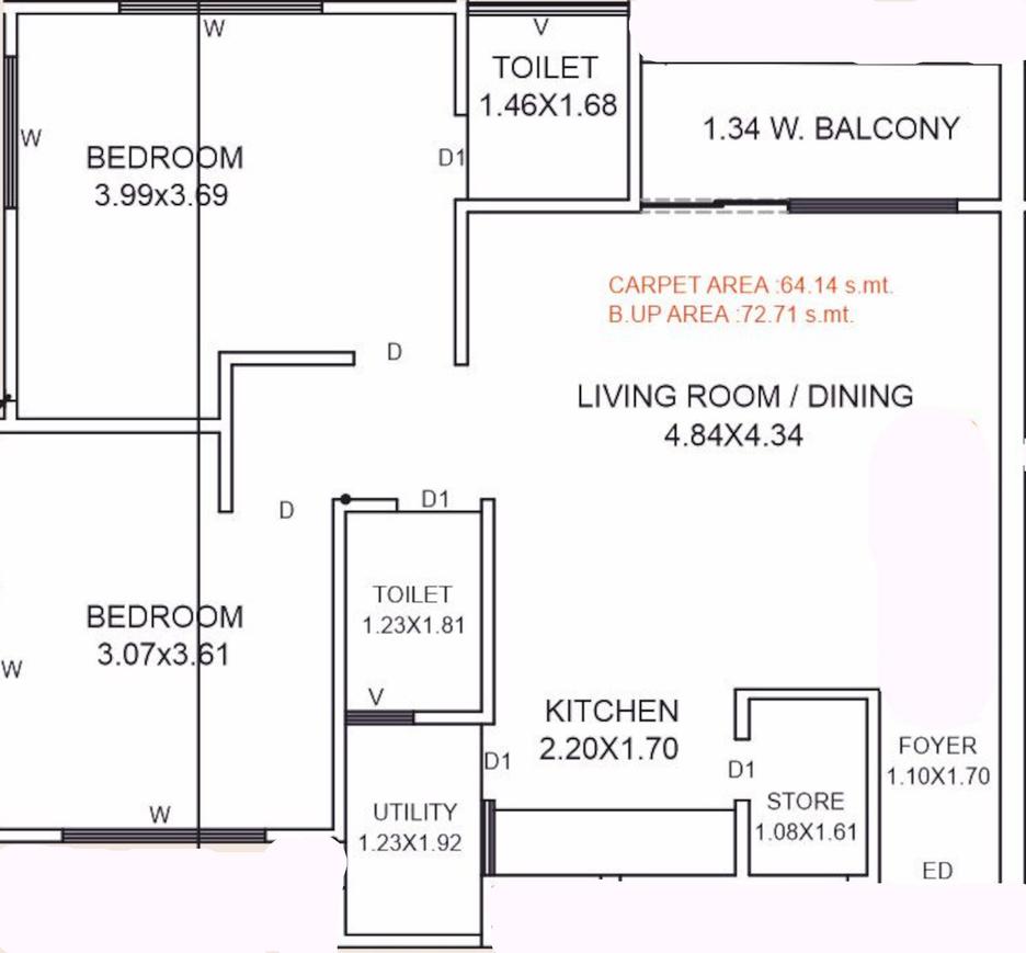 Hiya Kishan 26 Floor Plan Bill, Vadodara