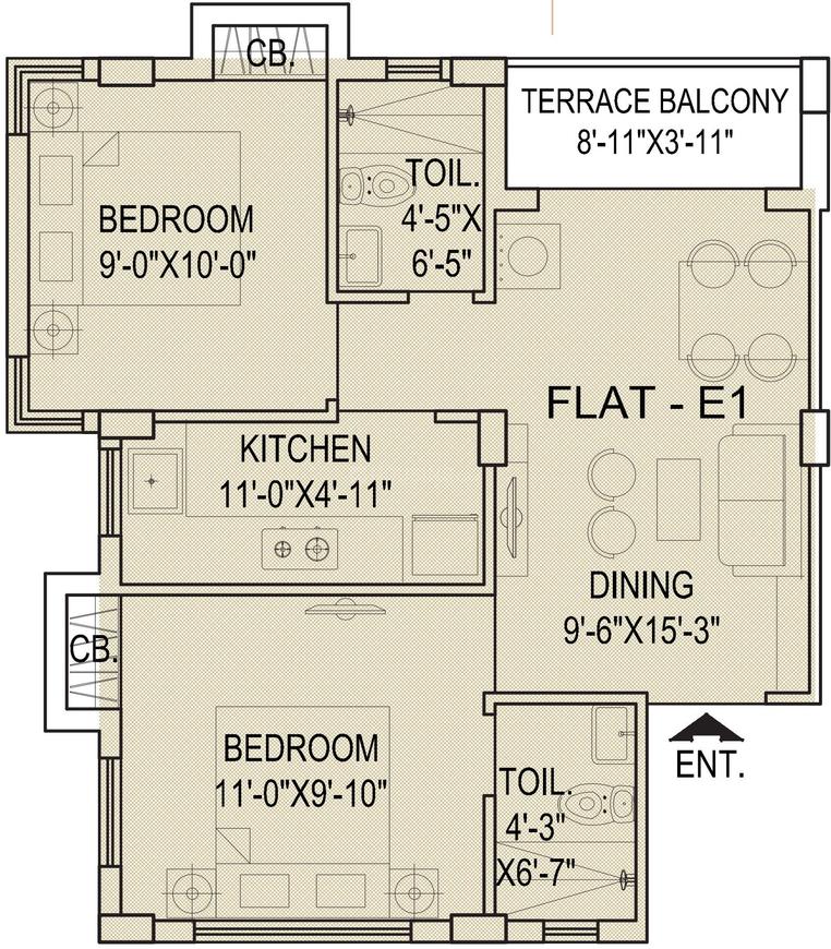Adonis Life Floor Plan Barisha, Kolkata