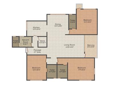 Devi Empress Court in Ghorpadi, Pune - Price, Reviews & Floor Plan