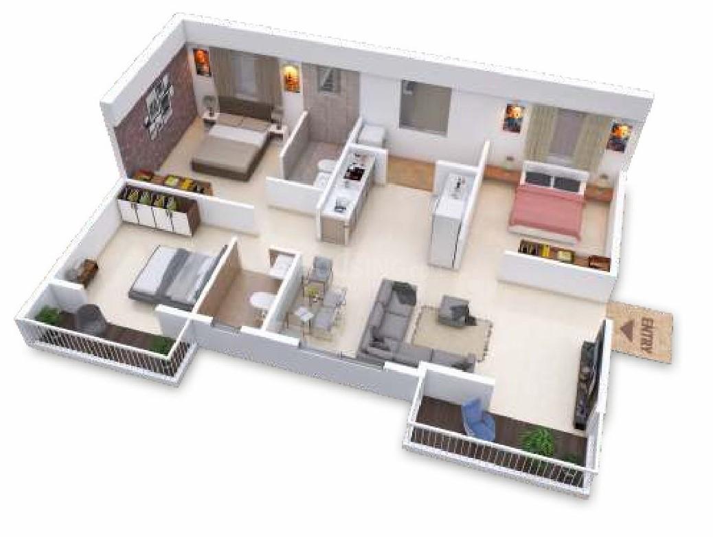 Rajashree Cherish Floor Plan Kamatwade Gaon, Nashik