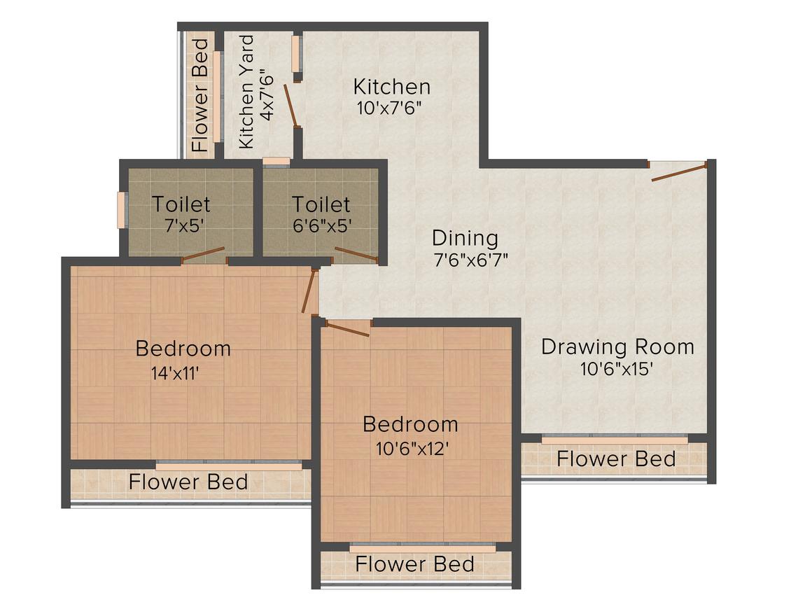 Orchid Greenfield Floor Plan Shela, Ahmedabad