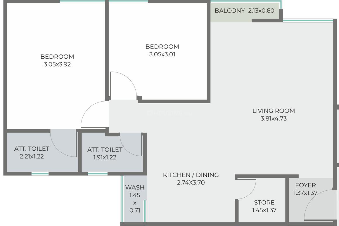 Pushpak Skyline Floor Plan Tarsali, Vadodara