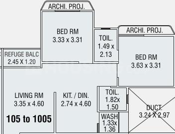 Shree Sanidhya Aster Floor Plan Bill, Vadodara