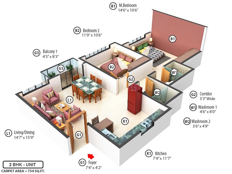 MVN Aero One Tower 4 Floor Plan Bychapura, Bangalore