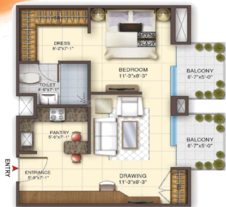 PKS Town Central Phase III in Sector 63, Noida
