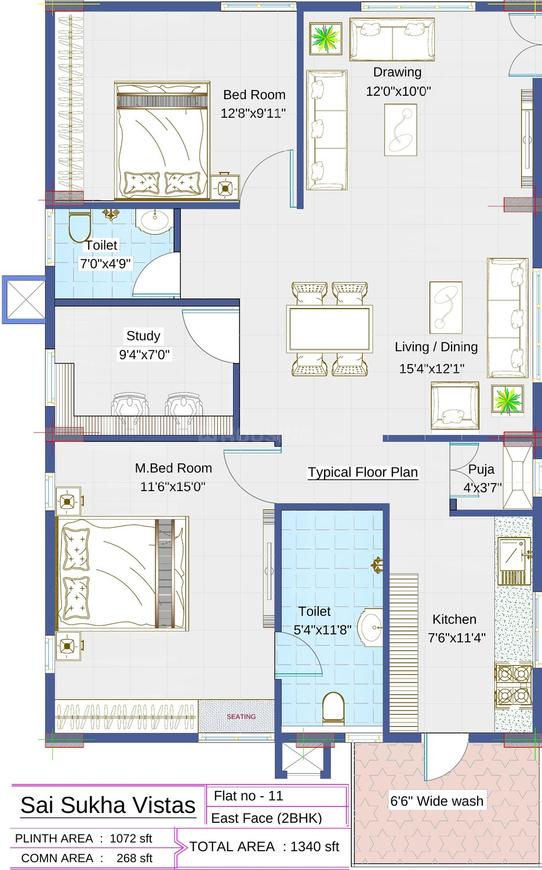 Sai Pragathi Sukha Vistas in Habsiguda, Hyderabad - Price, Reviews & Floor Plan