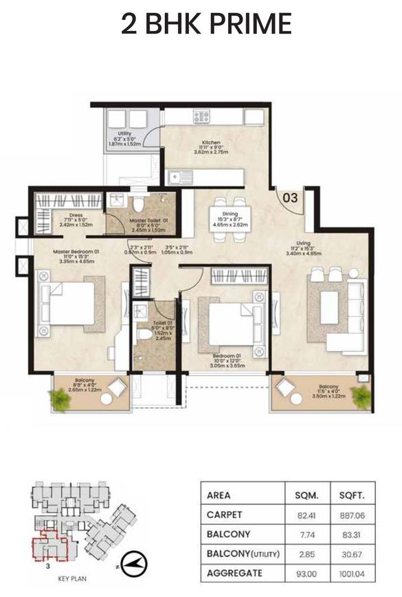 Mahindra Citadel Bastion J K Floor Plan Pimpri, Pune