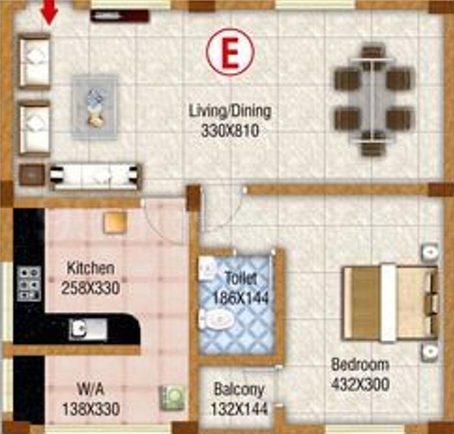 Capital Green Floor Plan Ayyanthole, Thrissur