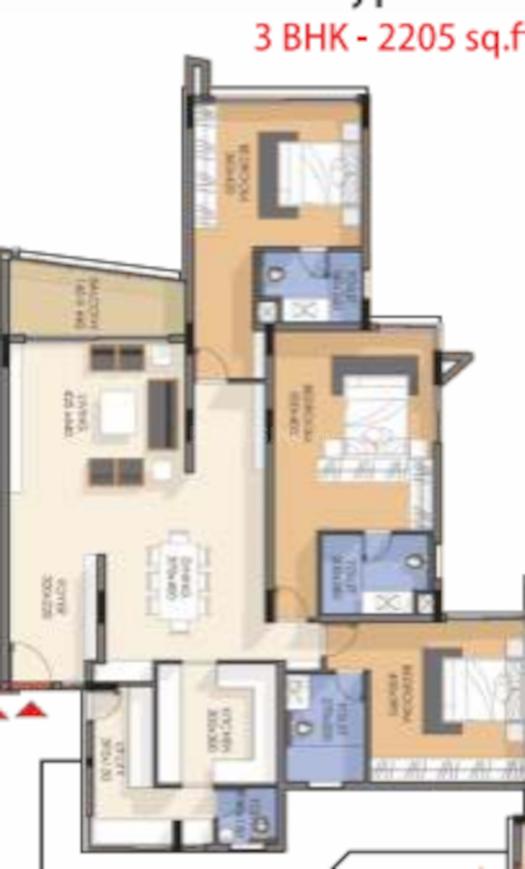 Chakolas Pinnacle Floor Plan Maradu, Kochi