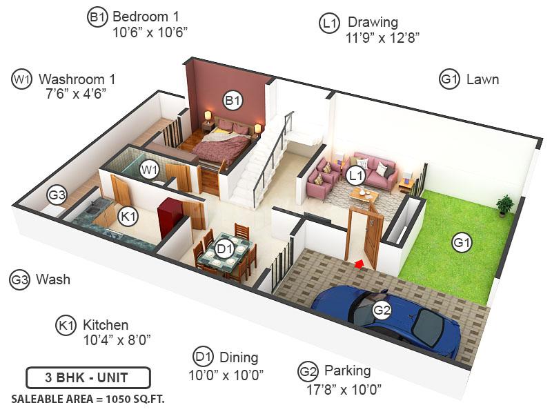 Real Homes in Anora Kala, Lucknow - Price, Reviews & Floor Plan