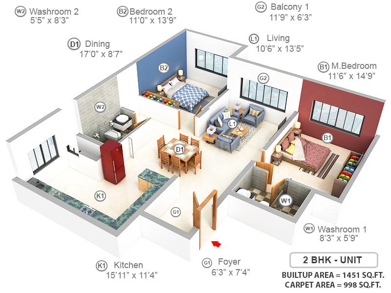 The Address The Central Regency Address Floor Plan Bellandur, Bangalore