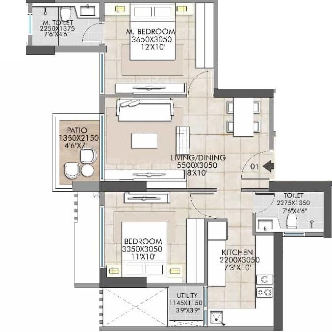 Rustomjee La Vie in Thane West, Thane - Price, Reviews & Floor Plan