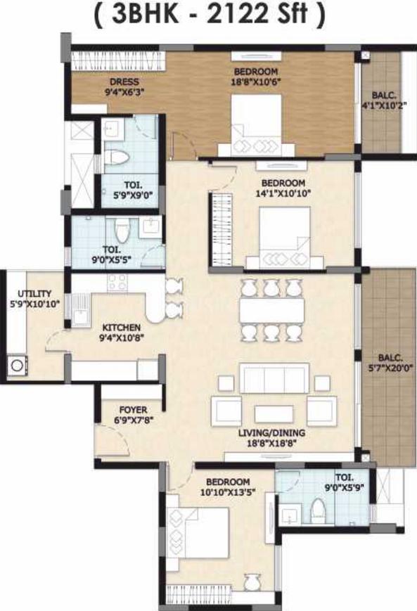 Vajram Esteva in Bellandur, Bangalore - Price, Reviews & Floor Plan